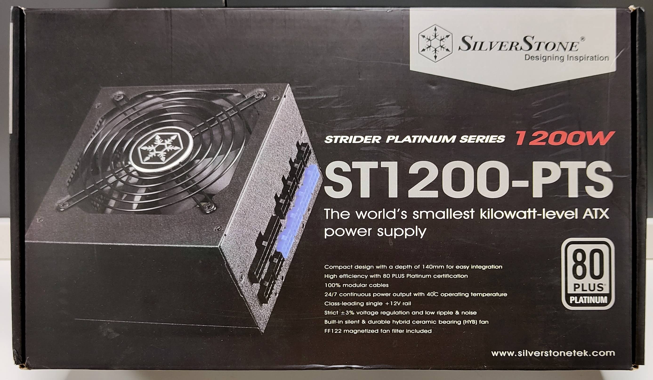 SilverStone ST1200-PTS 1200W 80 Plus Platinum Modular | PcComponentes.com