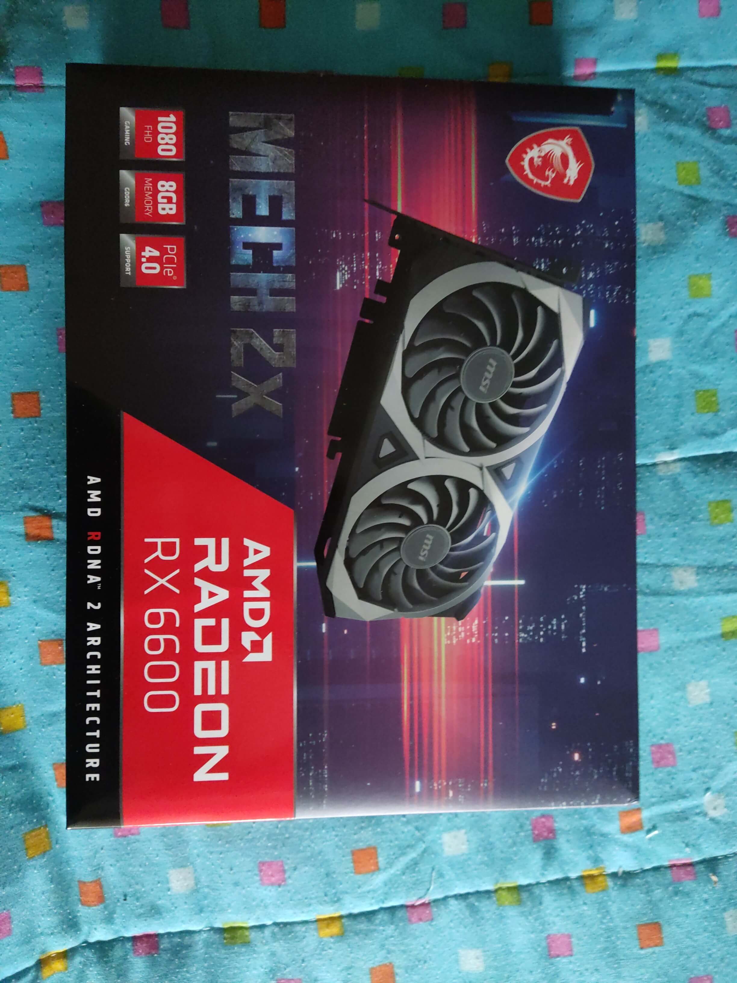 MSI AMD Radeon RX 6600 MECH 2X 8GB GDDR6 | PcComponentes.com