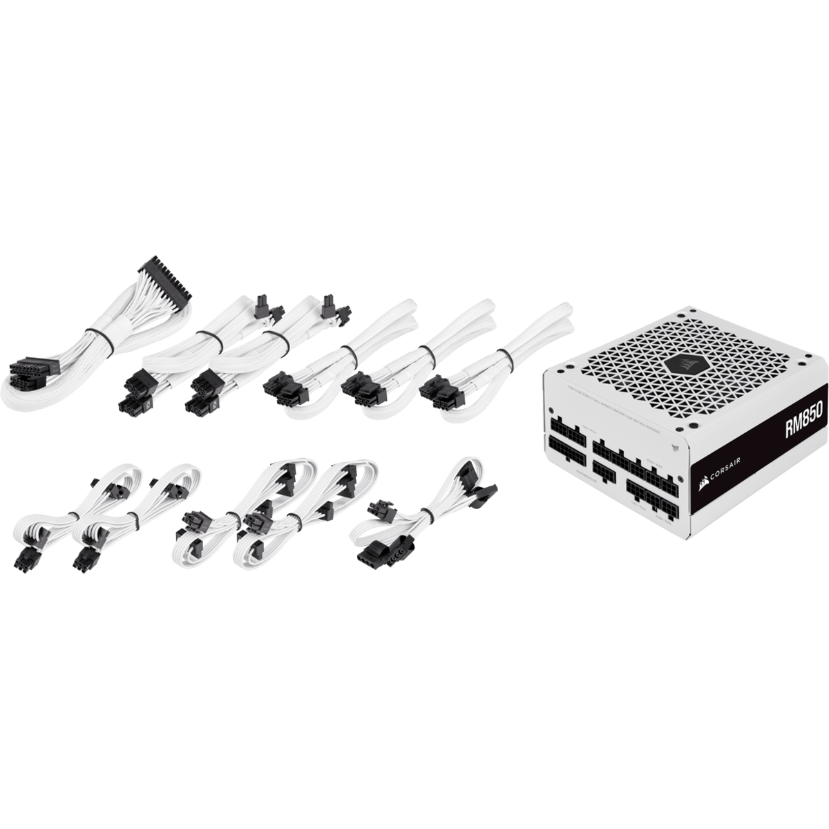 Corsair RM White Series RM850 850W 80 Plus Gold Full Modular ...