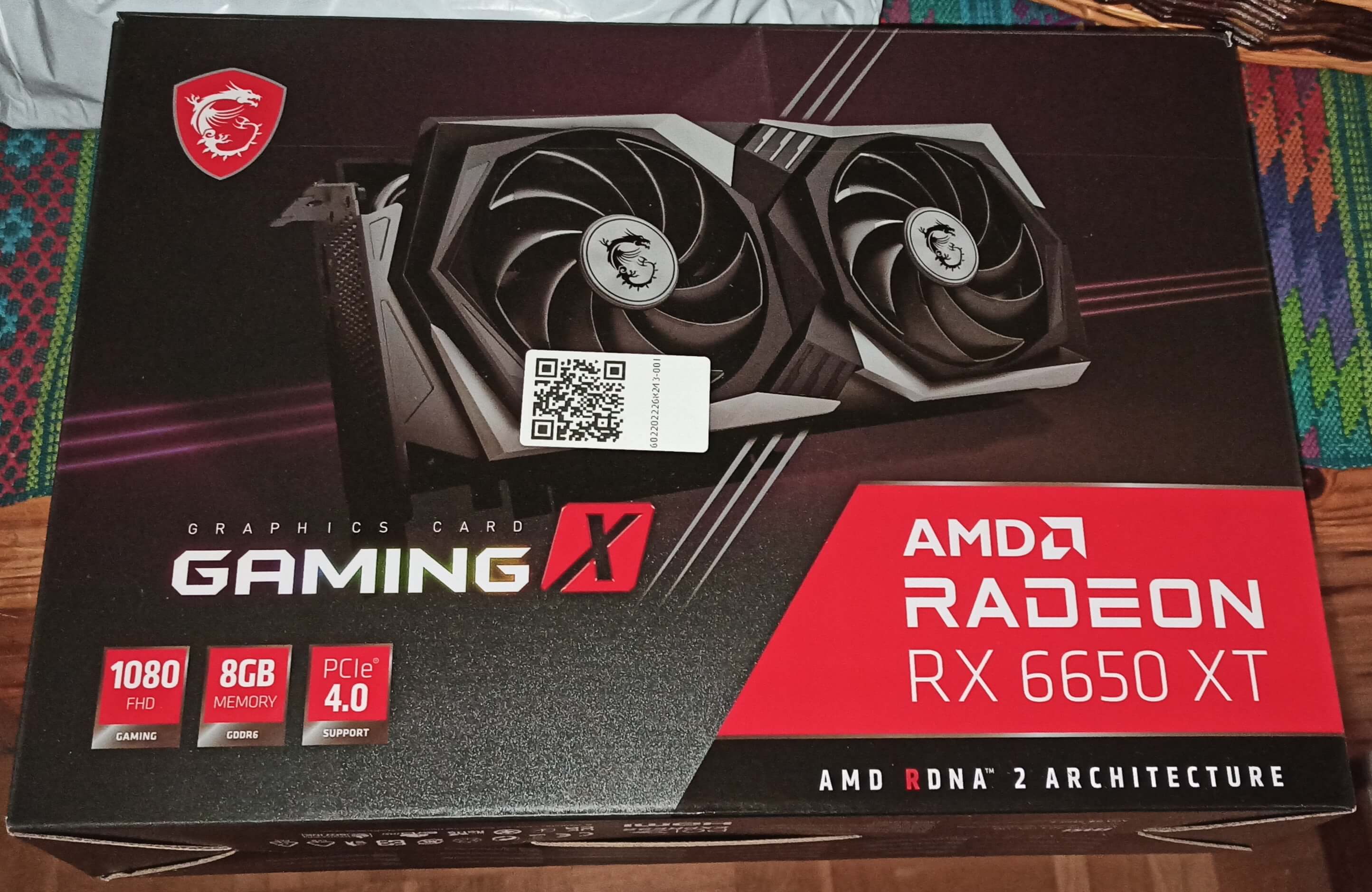 MSI AMD Radeon RX 6650 XT GAMING X 8GB GDDR6 | PcComponentes.pt