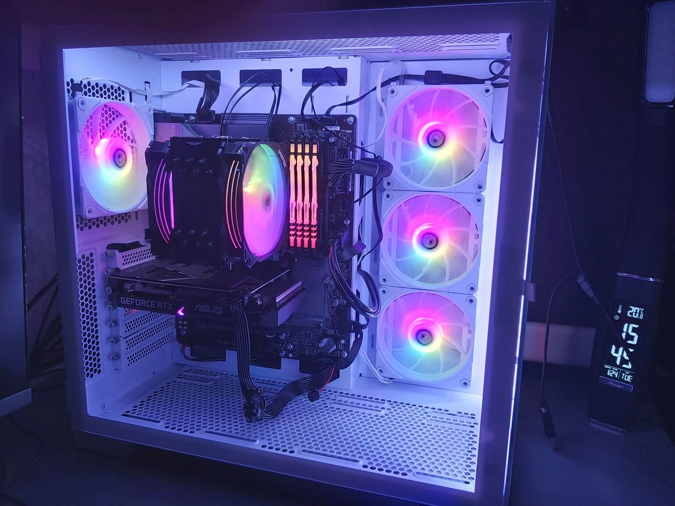 Nox Hummer Astra ARGB Vidro Temperado USB 3.0 Branca | PcComponentes.pt