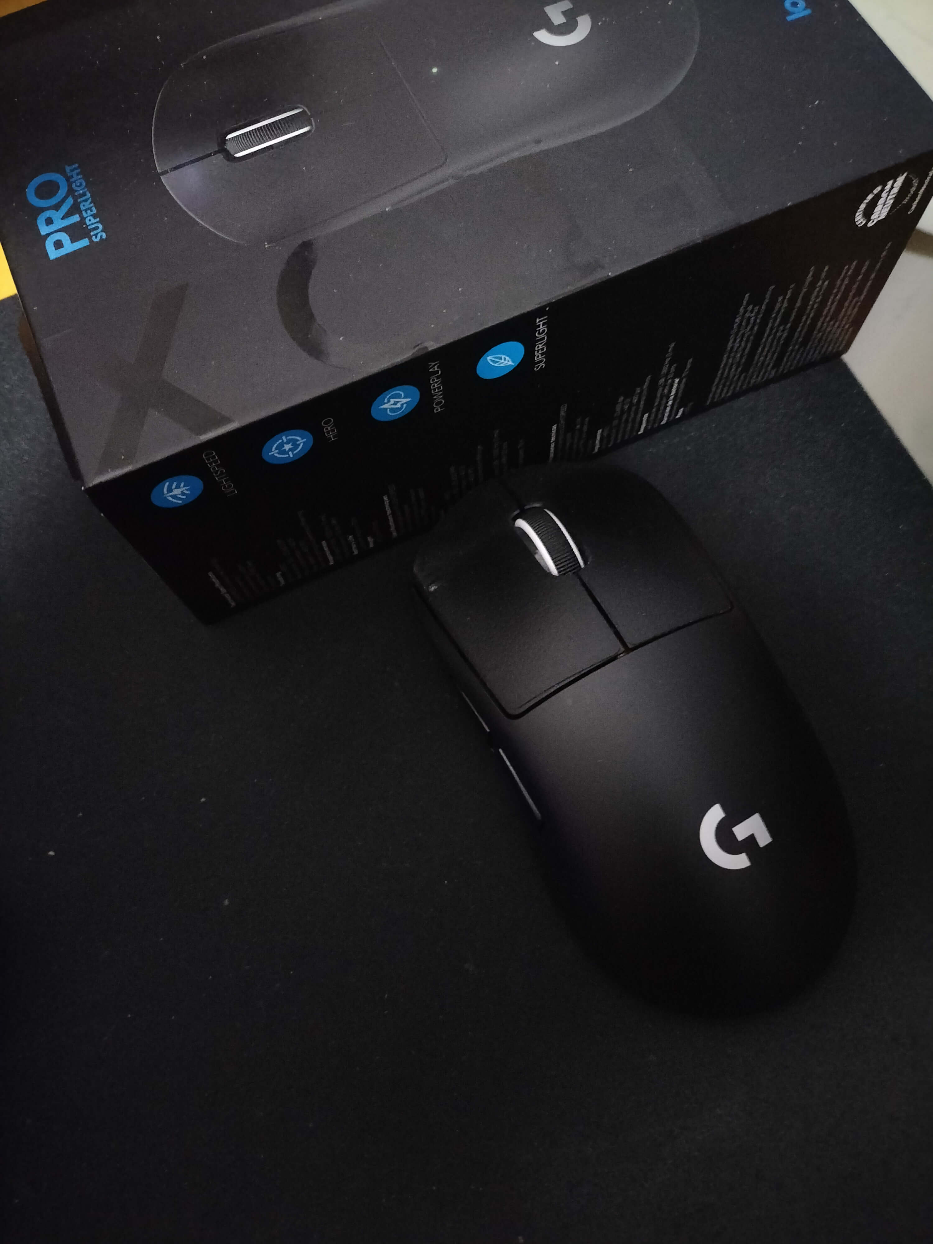 Logitech Pro X Superlight Ratón Gaming 25600DPI Negro | PcComponentes.fr
