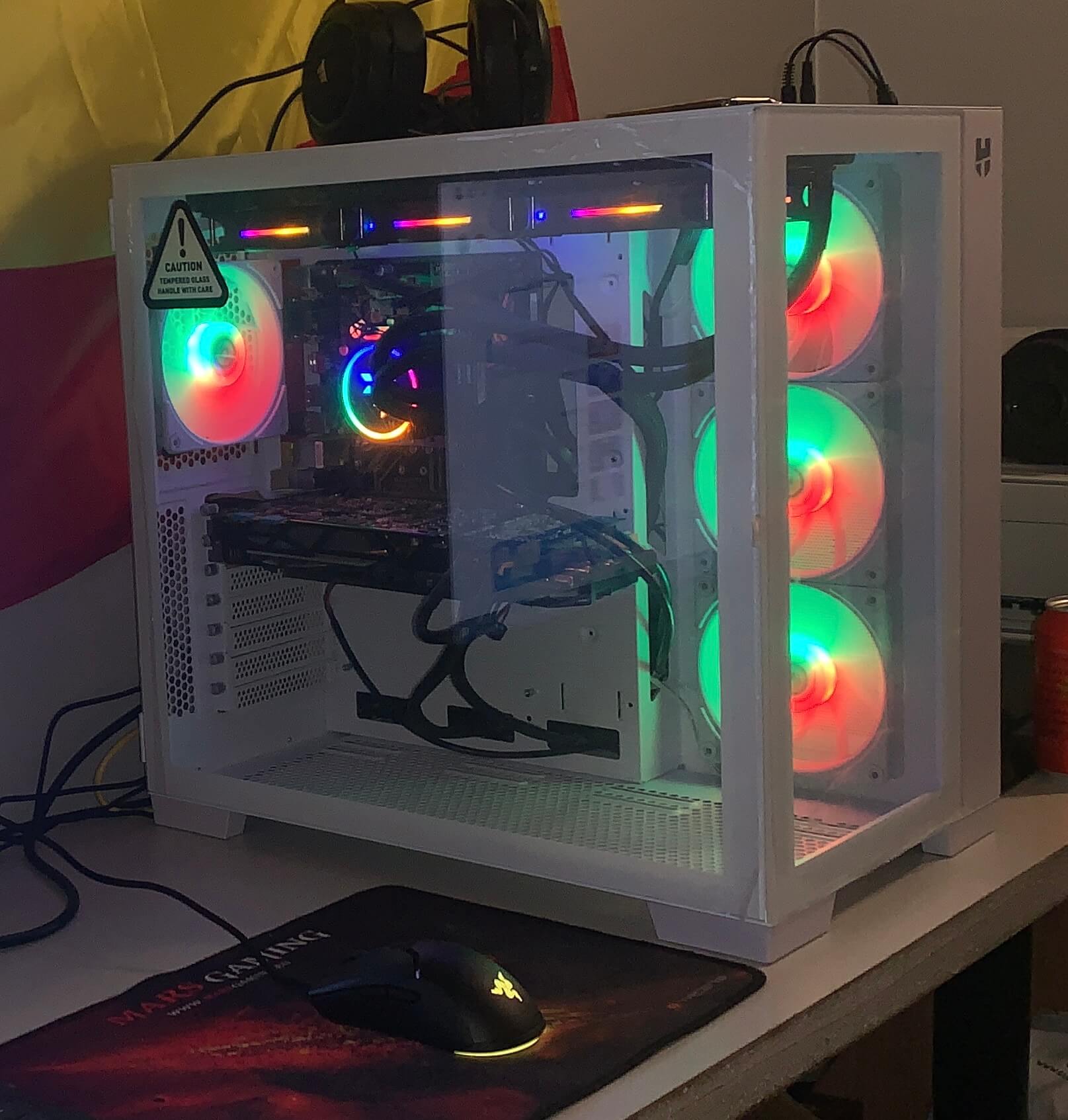 Nox Hummer Astra ARGB Verre Trempé USB 3.0 Blanc | PcComponentes.fr