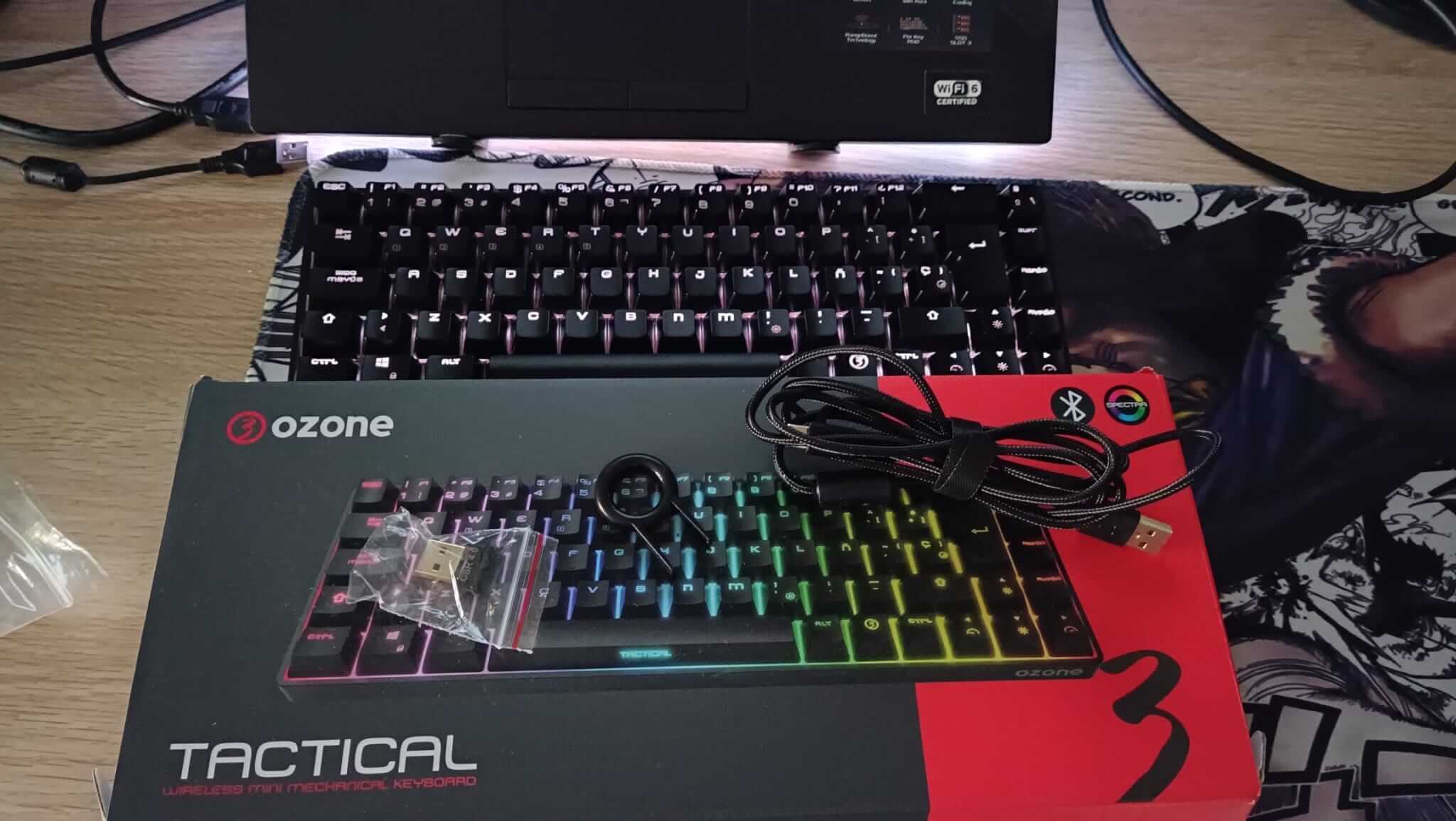 Ozone Tactical Mini Teclado Mecânico RGB USB/Bluetooth Switch Outemu ...