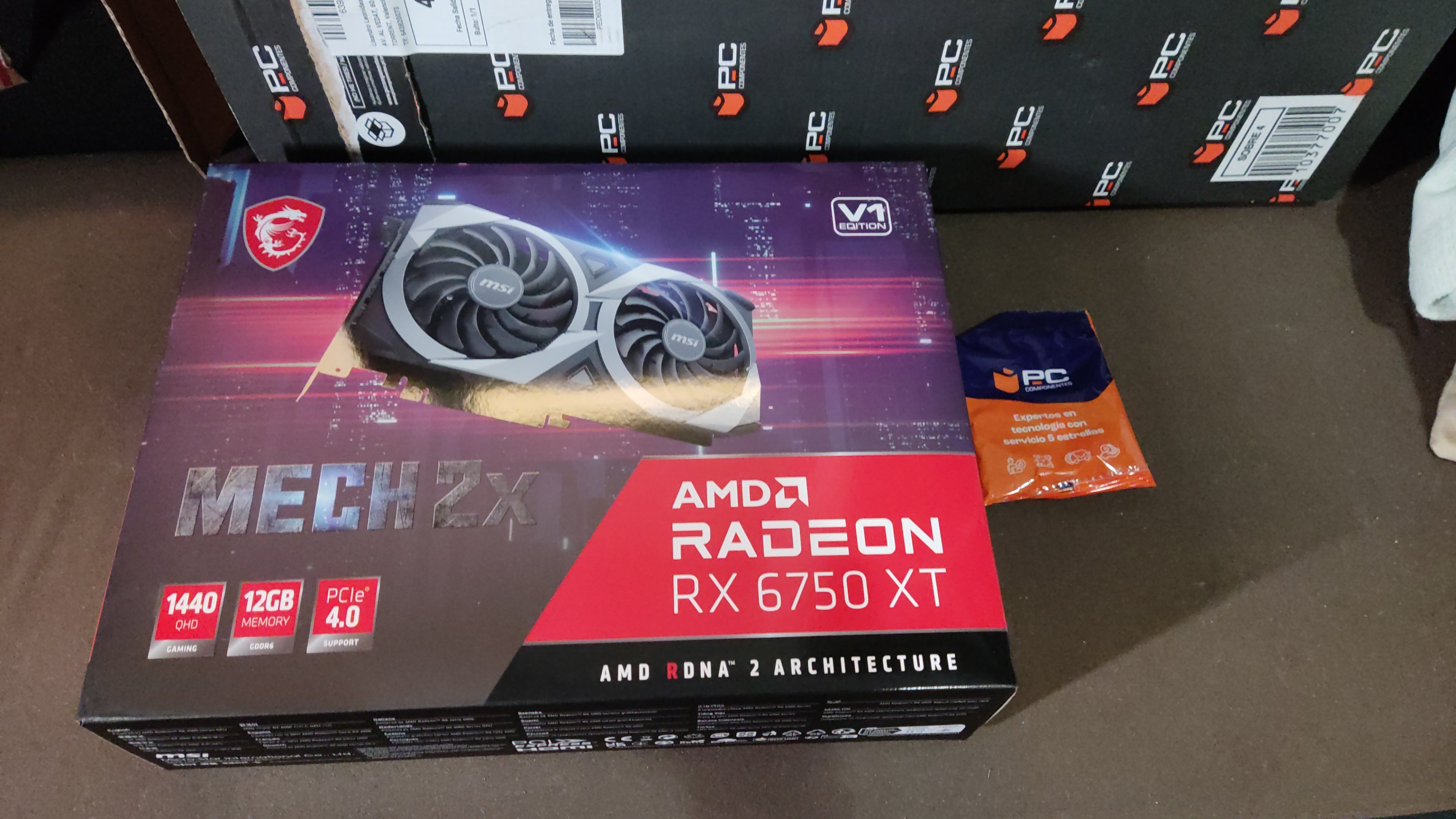 MSI AMD Radeon RX 6750 XT MECH 2X 12GB GDDR6 V1 | PcComponentes.pt