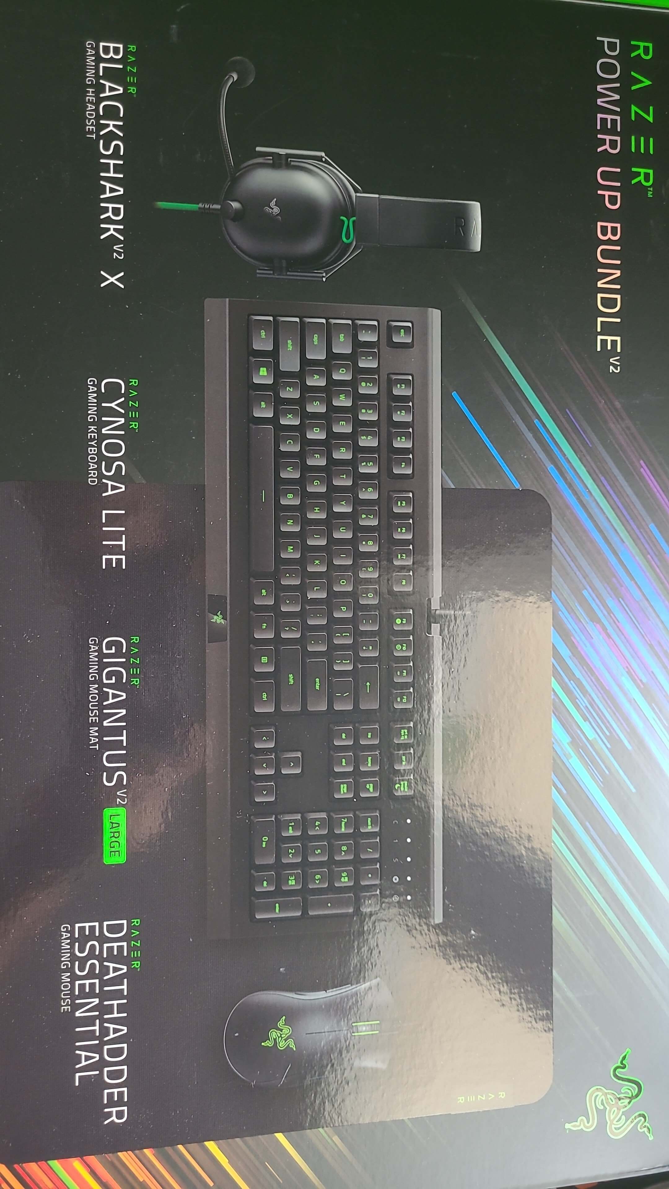 Razer Power Up Bundle V2 Cynosa Lite + Gigantus V2 Large + DeathAdder ...