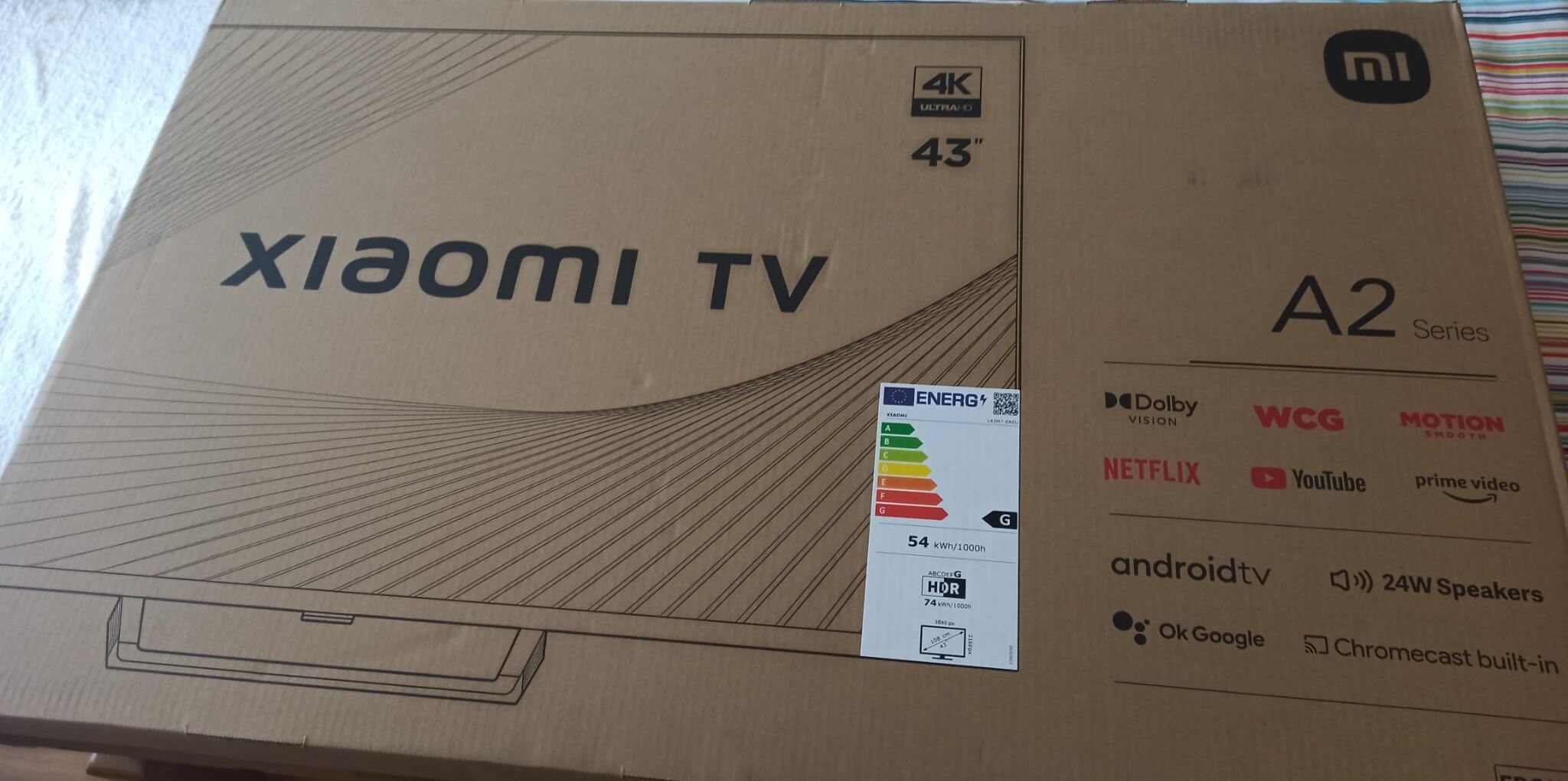 Xiaomi TV A2 43" LED UltraHD 4K HDR10 | PcComponentes.com